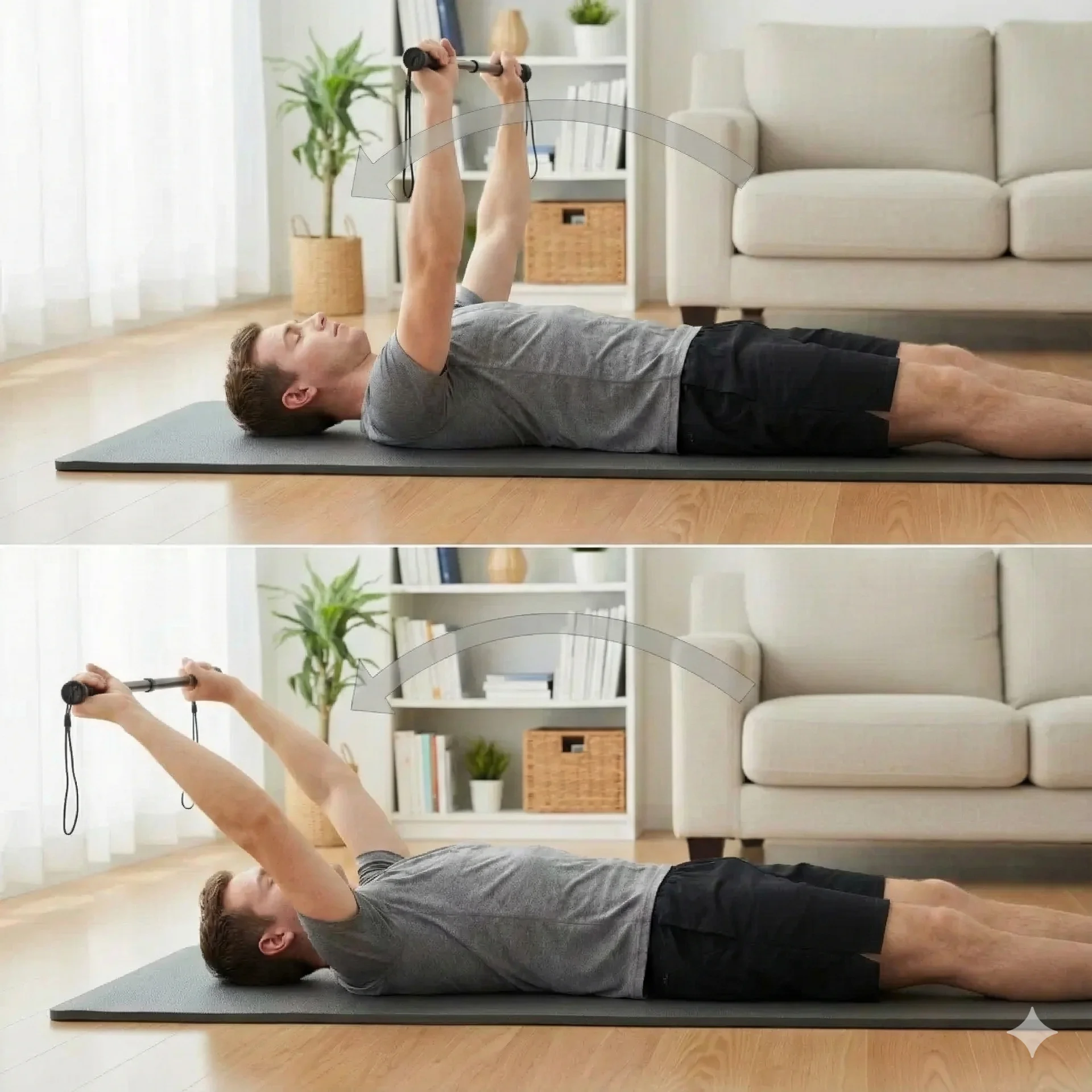 Shoulder Flexion Aarom - Supine - Cane | Shoulder Exercise